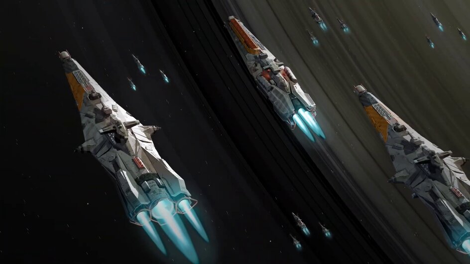 Falling Frontier: Die Weltraum-Echtzeitstrategie hat 13 Minuten ...