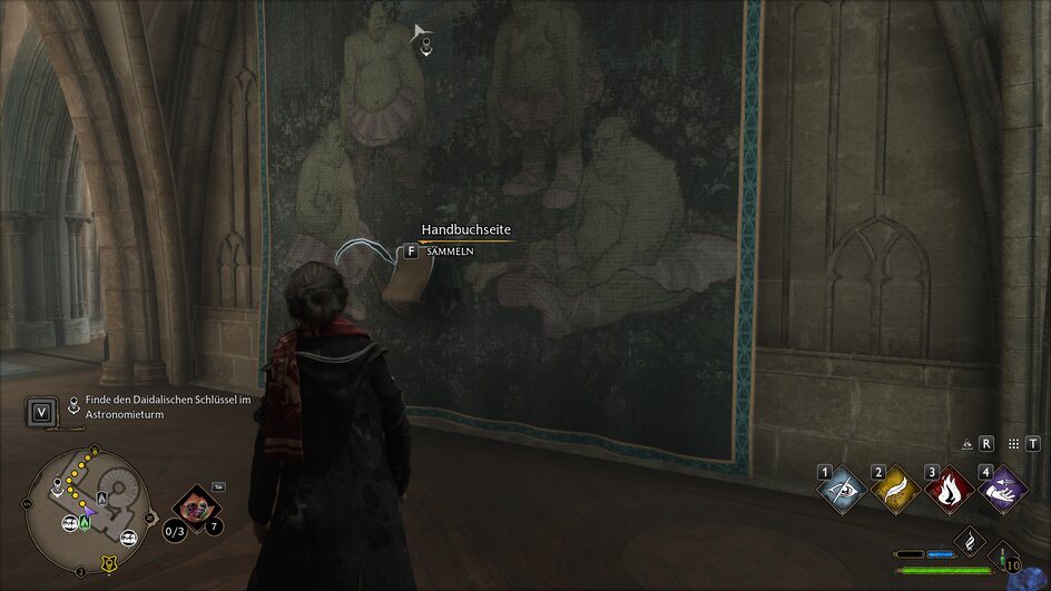 Hogwarts Legacy - Revelio-Handbuchseiten Hogsmeade