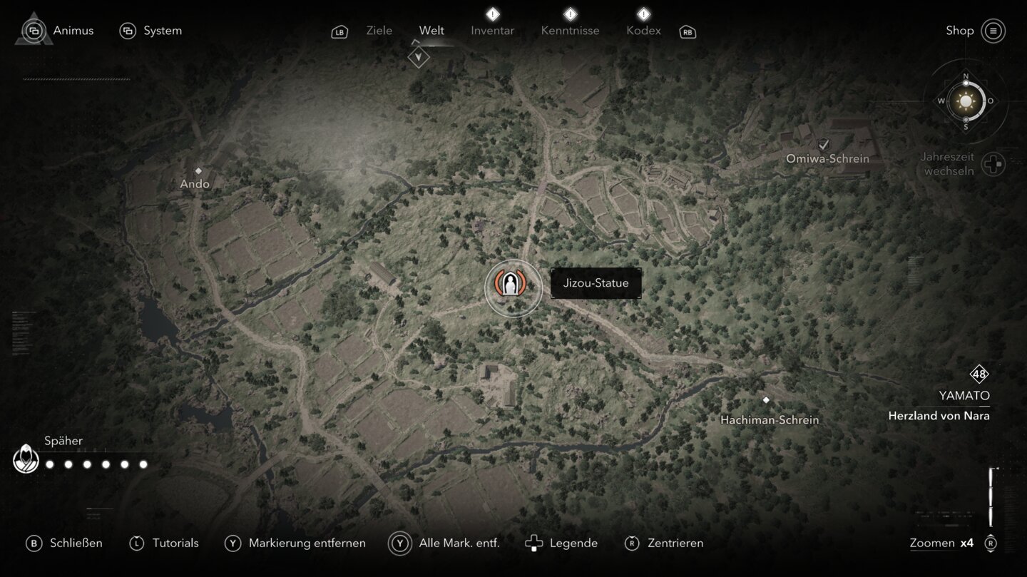 Assassin's Creed Shadows: Alle 69 Fundorte der Jizou-Statuen