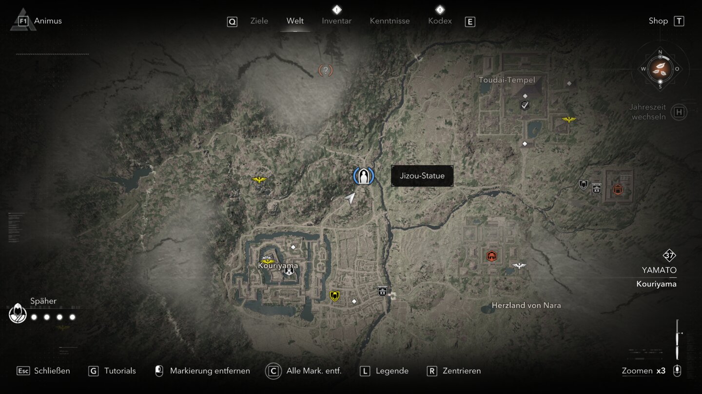 Assassin's Creed Shadows: Alle 69 Fundorte der Jizou-Statuen