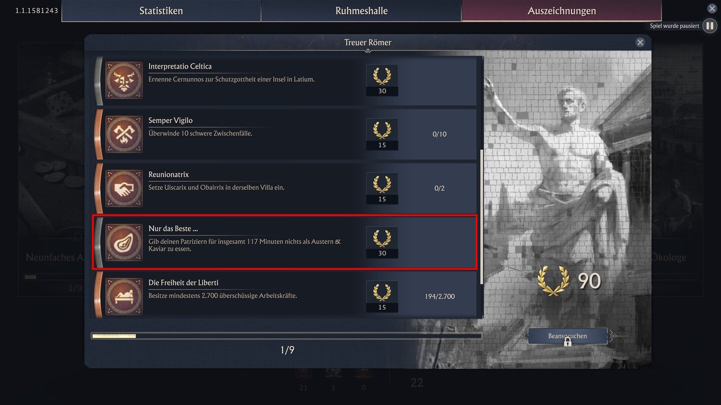 Die Ruhmeshalle von Anno 117 steckt voller cooler Boni, Skins und ...