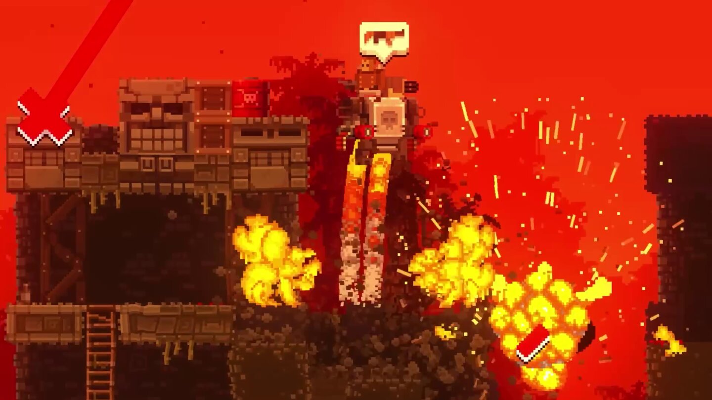 Broforce Forever mixt Sidescrolling-Action mit Heavy Metal und bald ...