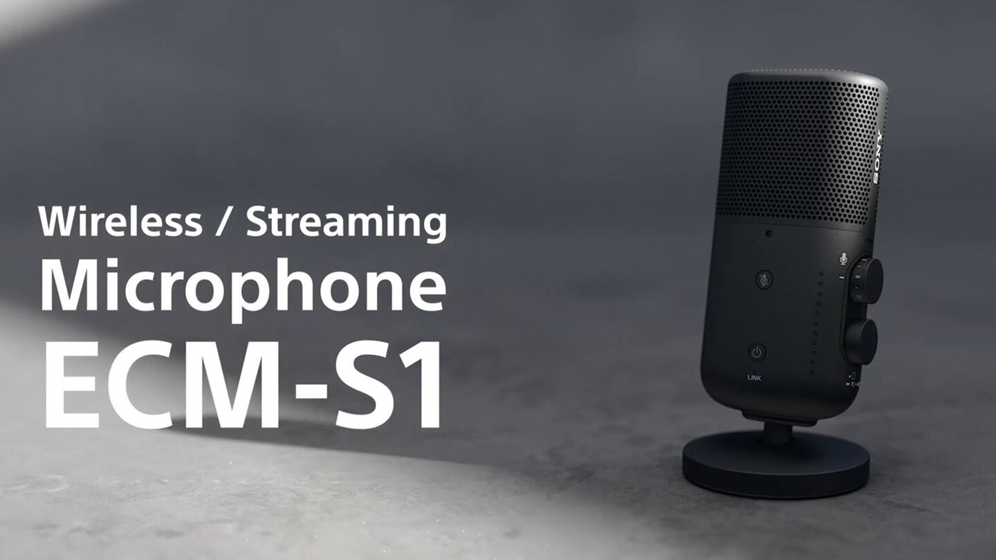 Für Streams, Podcasts und Meetings: Sony stellt Wireless-Mikrofon vor