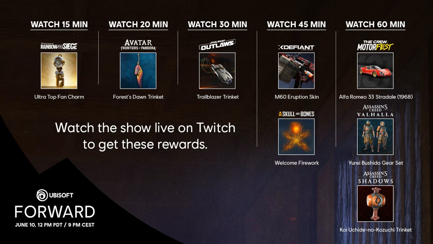 Ubisoft Forward im Recap: Alle Infos zu Star Wars Outlaws, AC Shadows, Anno 117 und mehr