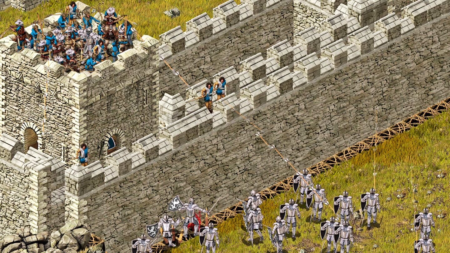 Im neuen Wolf-DLC zu Stronghold wehren wir einen Großangriff auf unsere ...