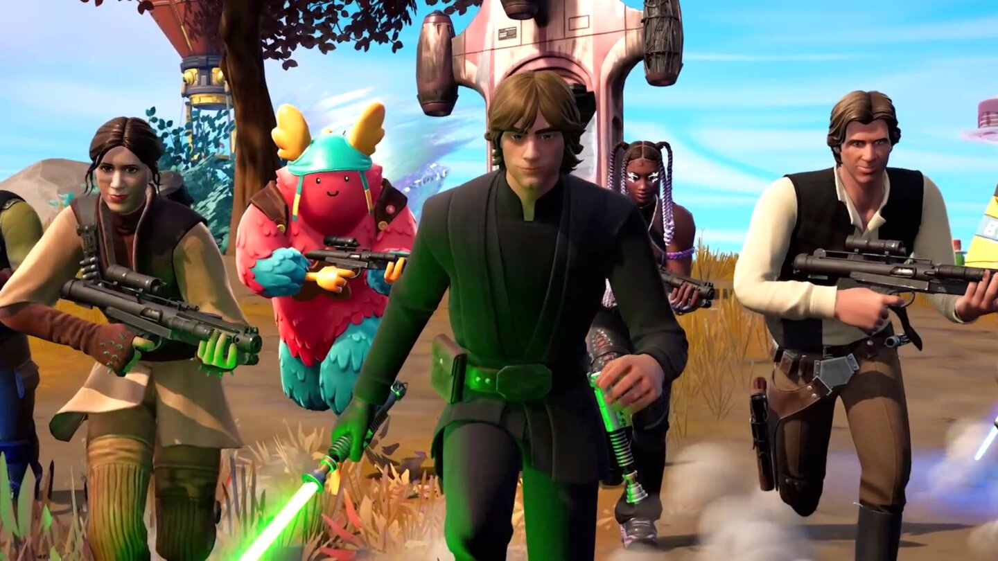 In Fortnite ist Skywalker-Woche! Trailer präsentiert die neuen Star ...