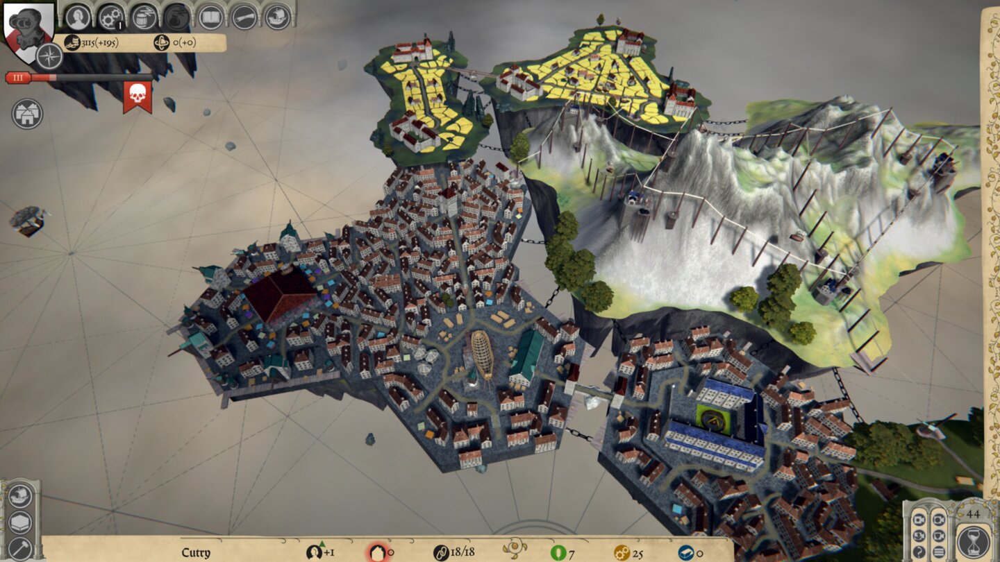 4X-Citybuilder mit Tower Defence: Myriads: Renaissance lässt Inseln fliegen