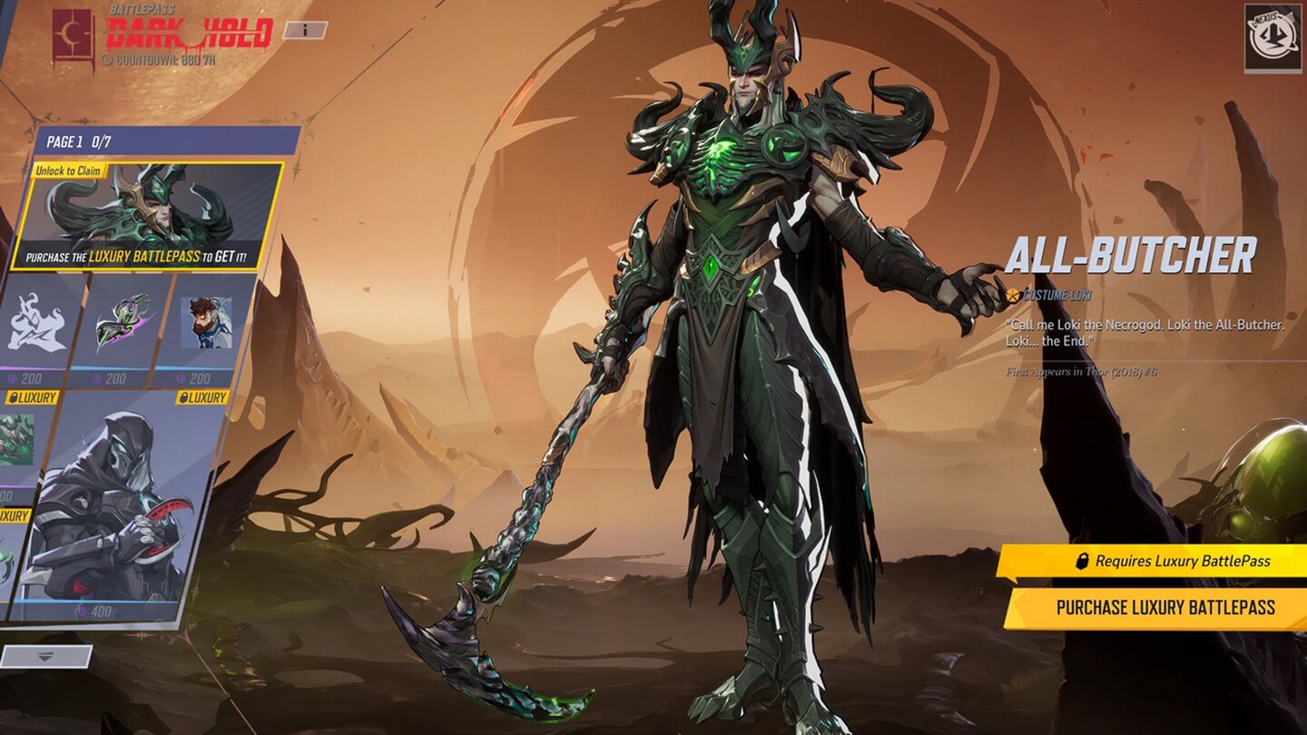 Marvel Rivals: Hier sind alle 10 neuen Premium Skins im Battle Pass von Season 1