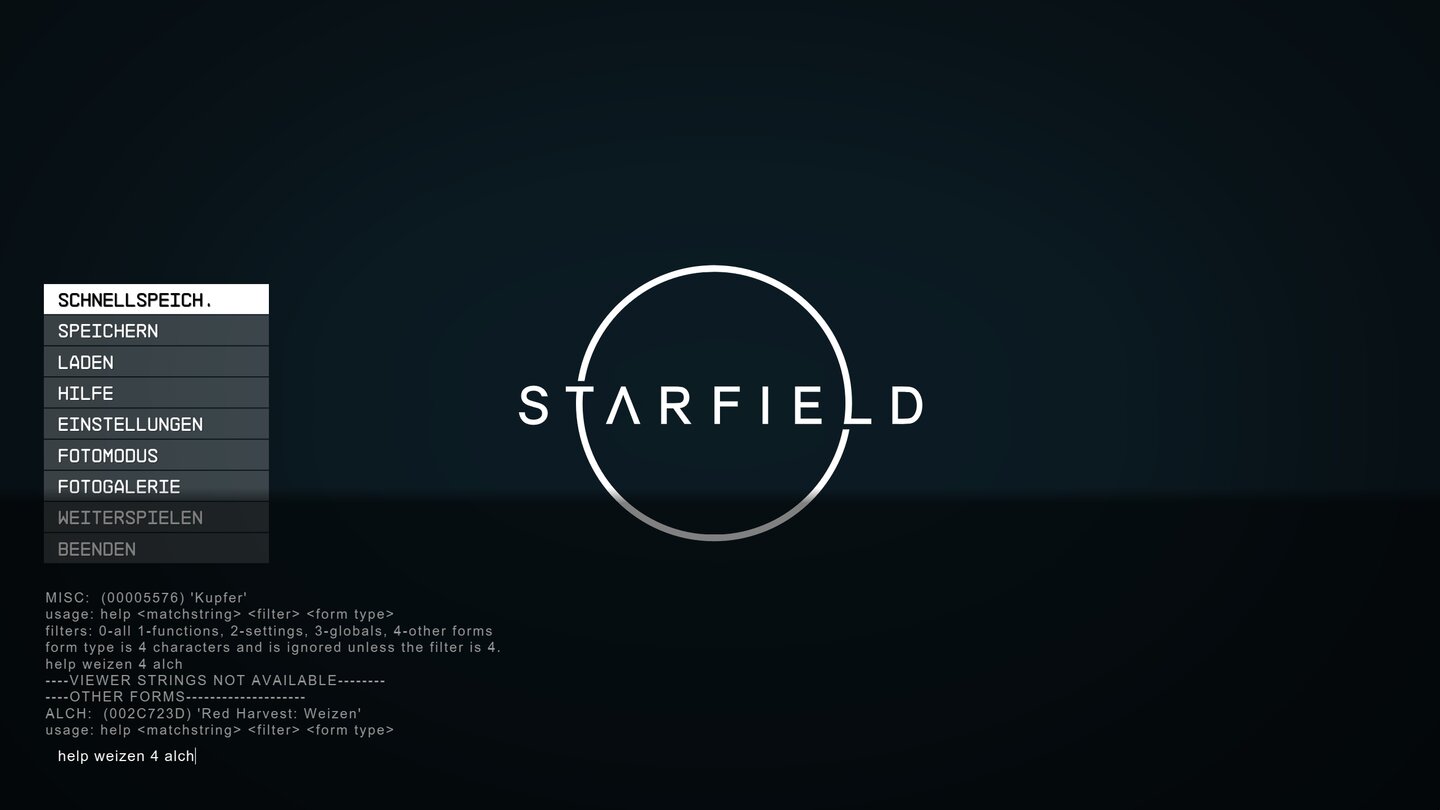 Starfield - Alle Cheats: God-Mode, Credits, Skills und mehr