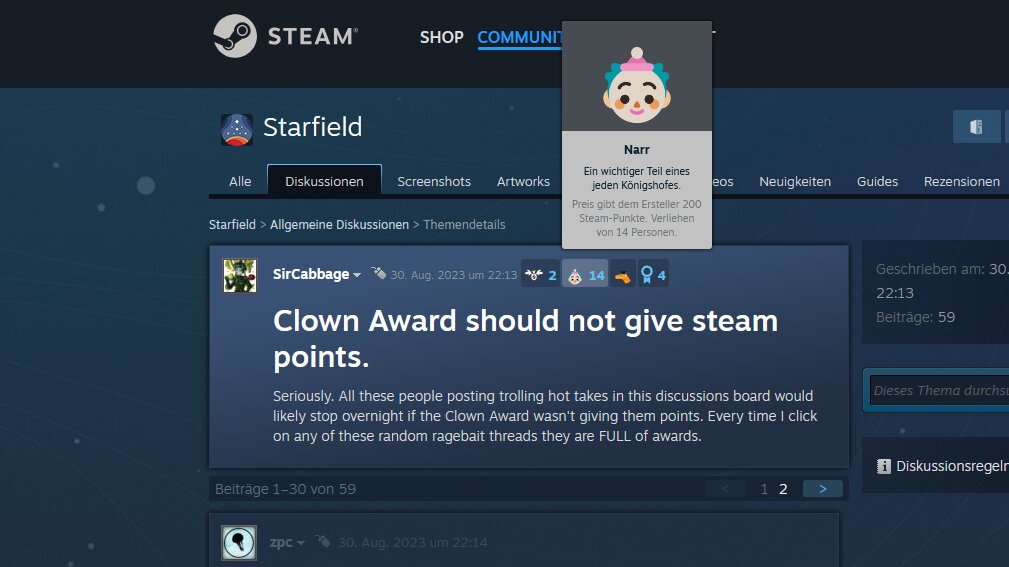 »Wünschte, sie würden Clown-Awards einfach löschen« - Menschen trollen ...