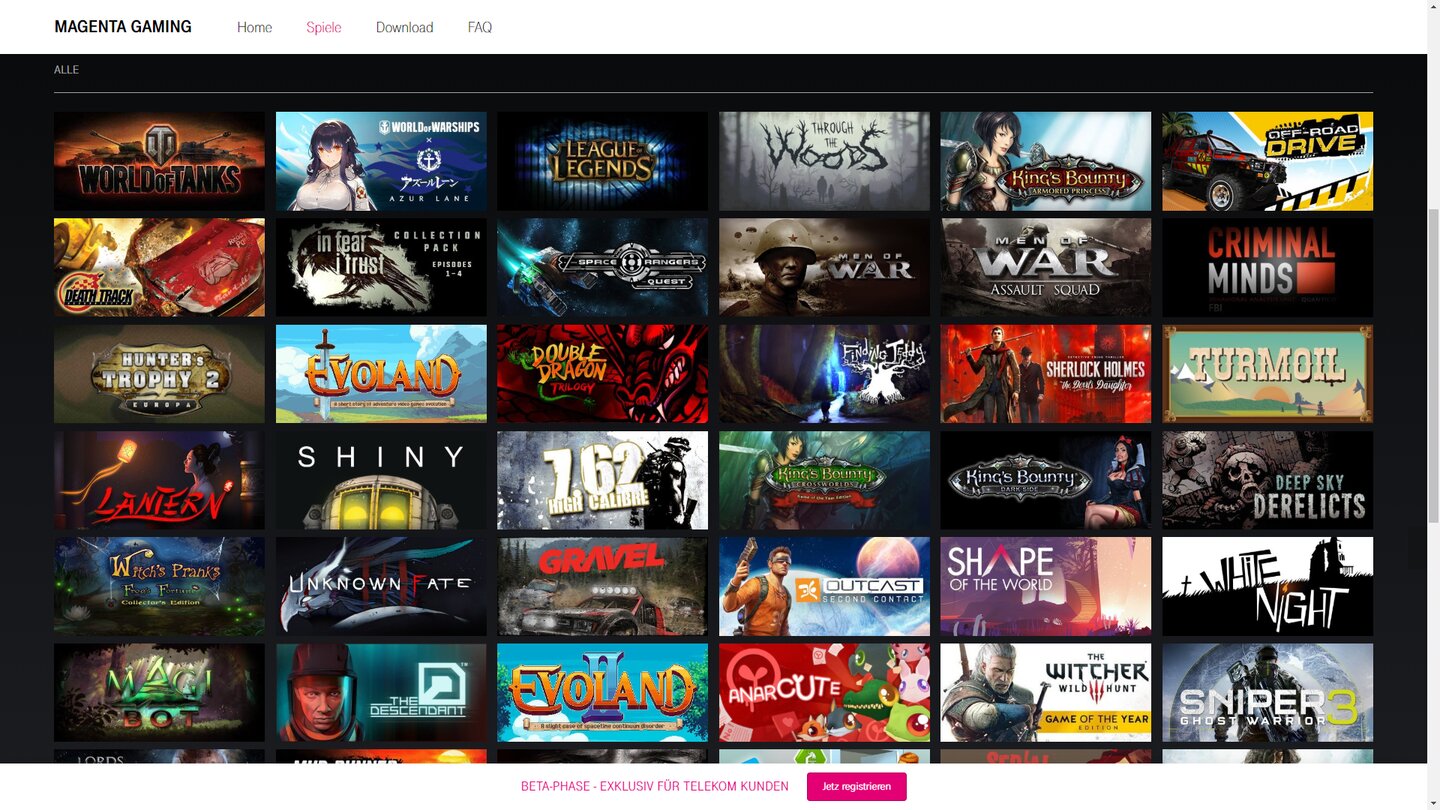 Magenta Gaming - Telekom Cloud-Gaming als Konkurrenz zu Stadia