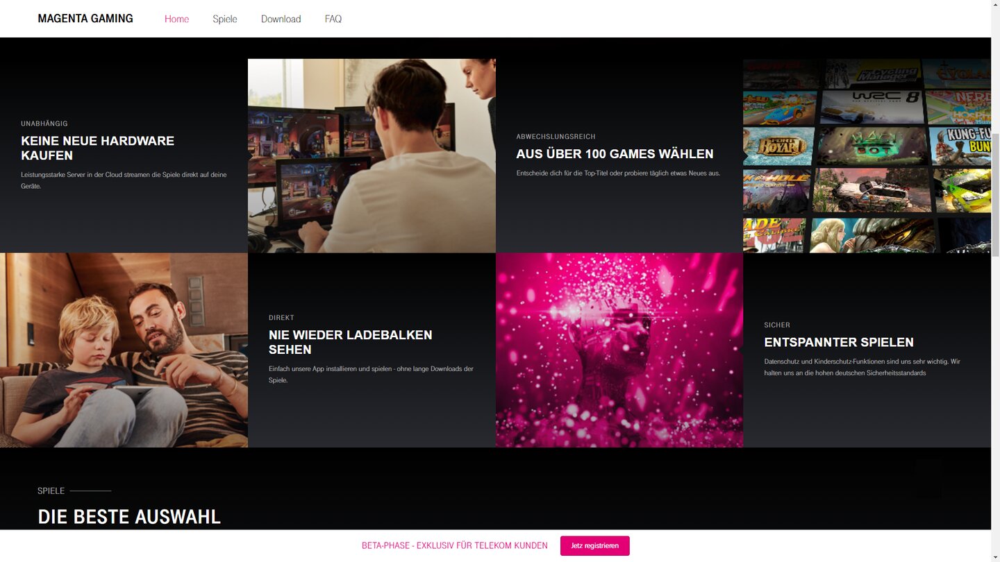 Magenta Gaming - Telekom Cloud-Gaming als Konkurrenz zu Stadia