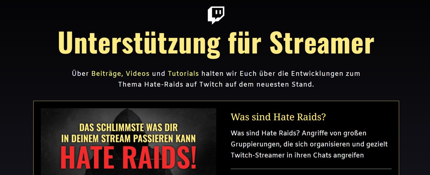 Streamer im Visier: Hate Raids sind ein großes Problem, aber Twitch ...
