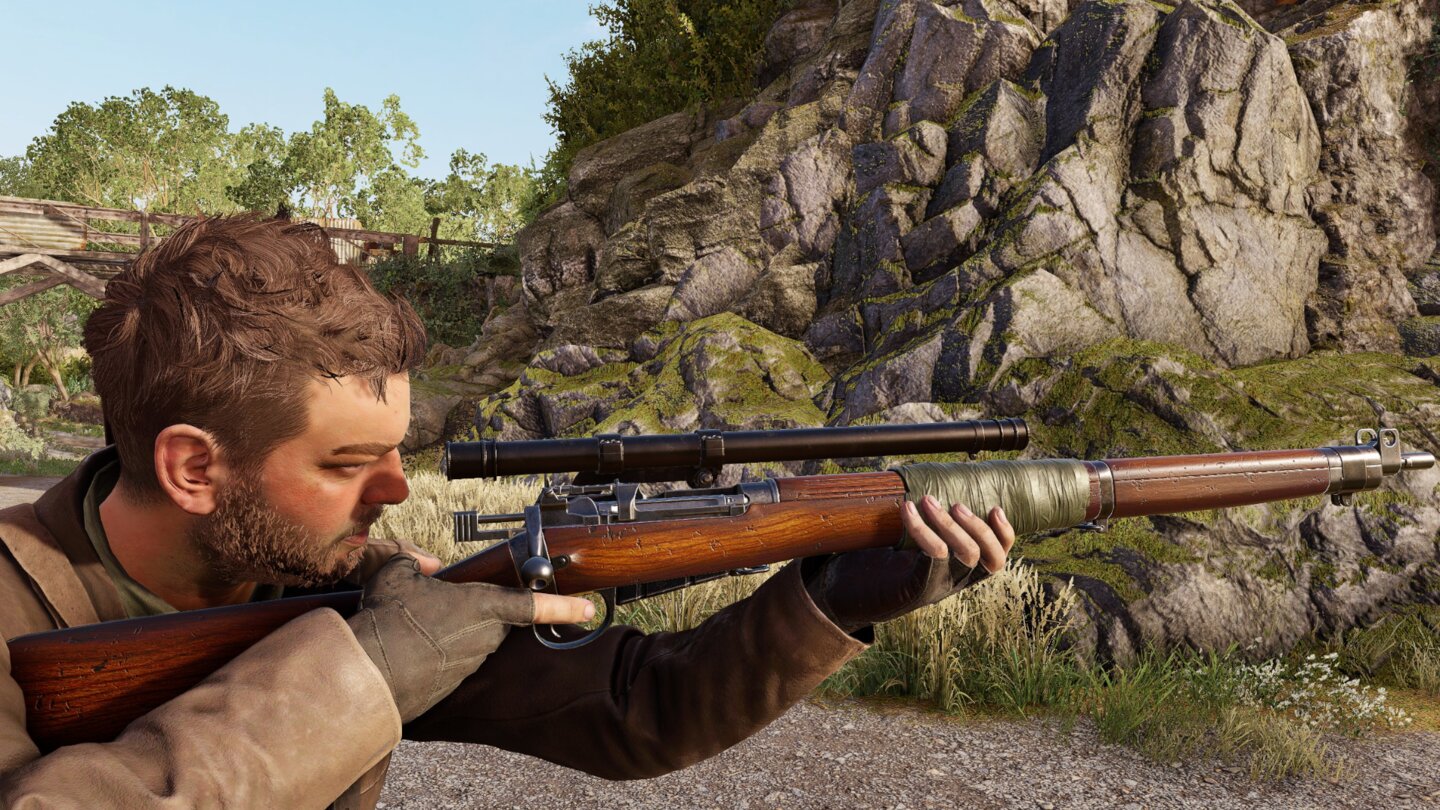 In Sniper Elite: Resistance fällt ein Gegner nach dem anderen unserem ...