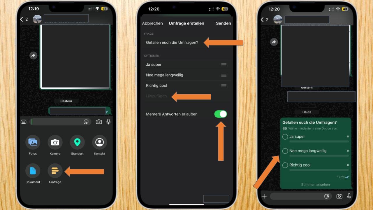 So erstellt ihr nützliche Umfragen in WhatsApp