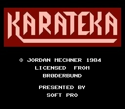 Karateka NES