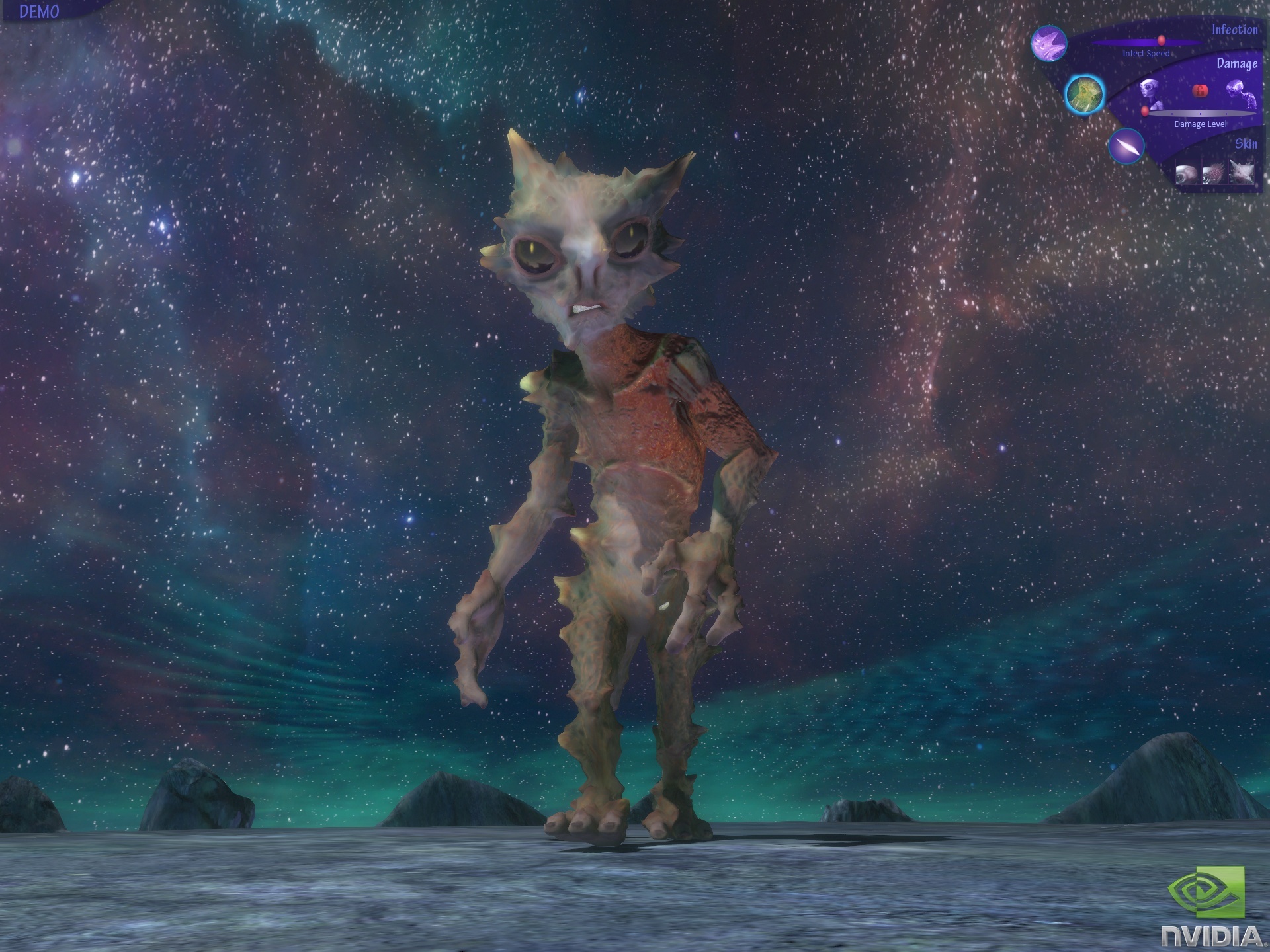 Technik-Demo Nvidia Aliens vs. Triangles - Screenshots