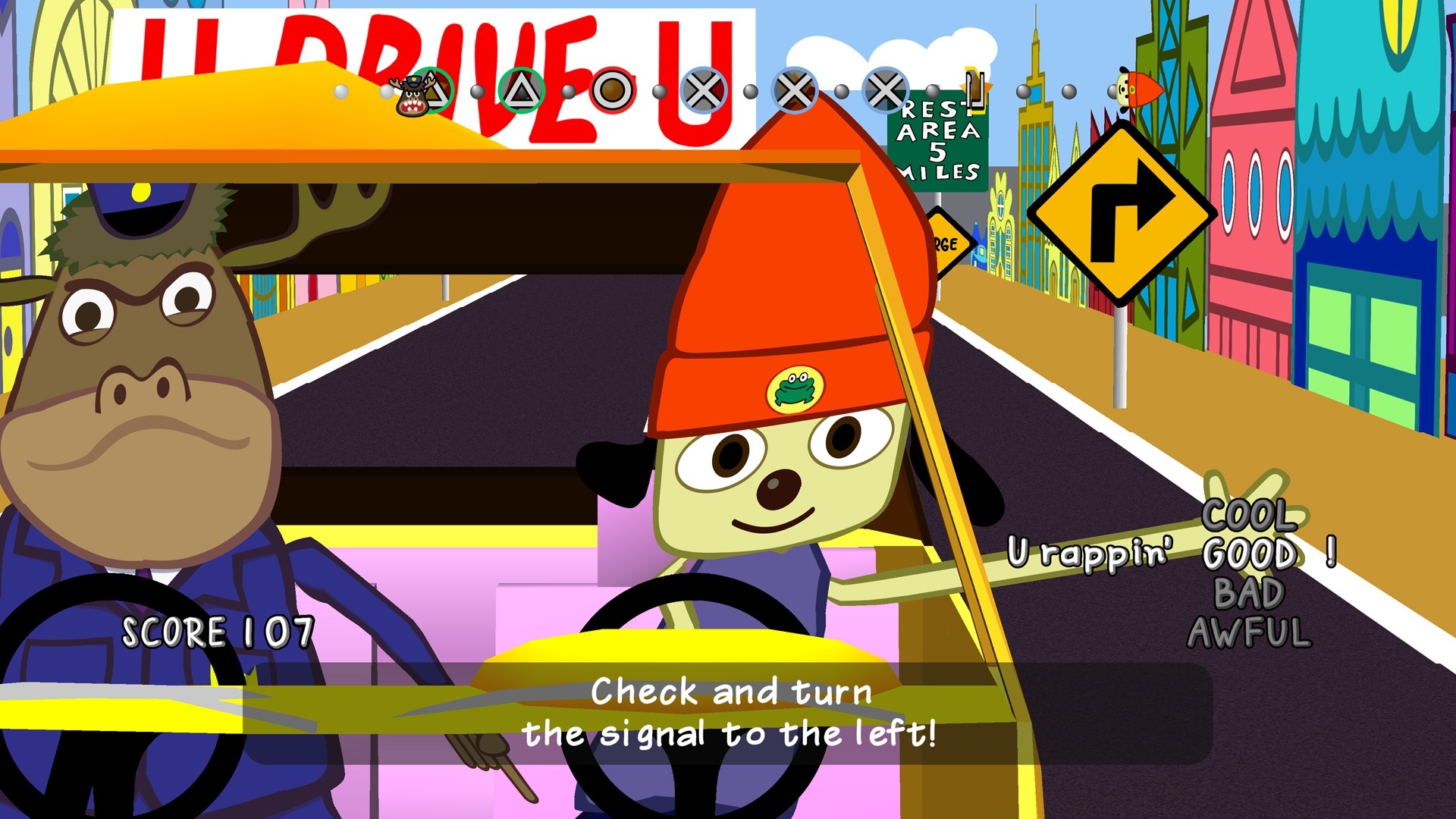 PaRappa the Rapper Remastered - Screenshots
