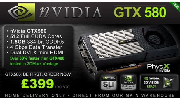 Nvidia Geforce GTX 580
