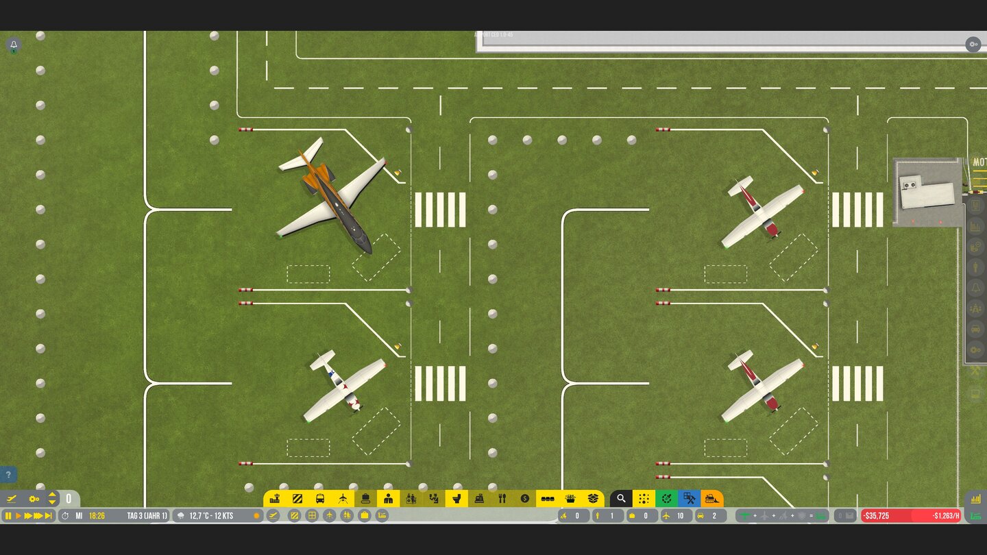 Airport CEO - Screenshots zur Wirtschaftssimulation