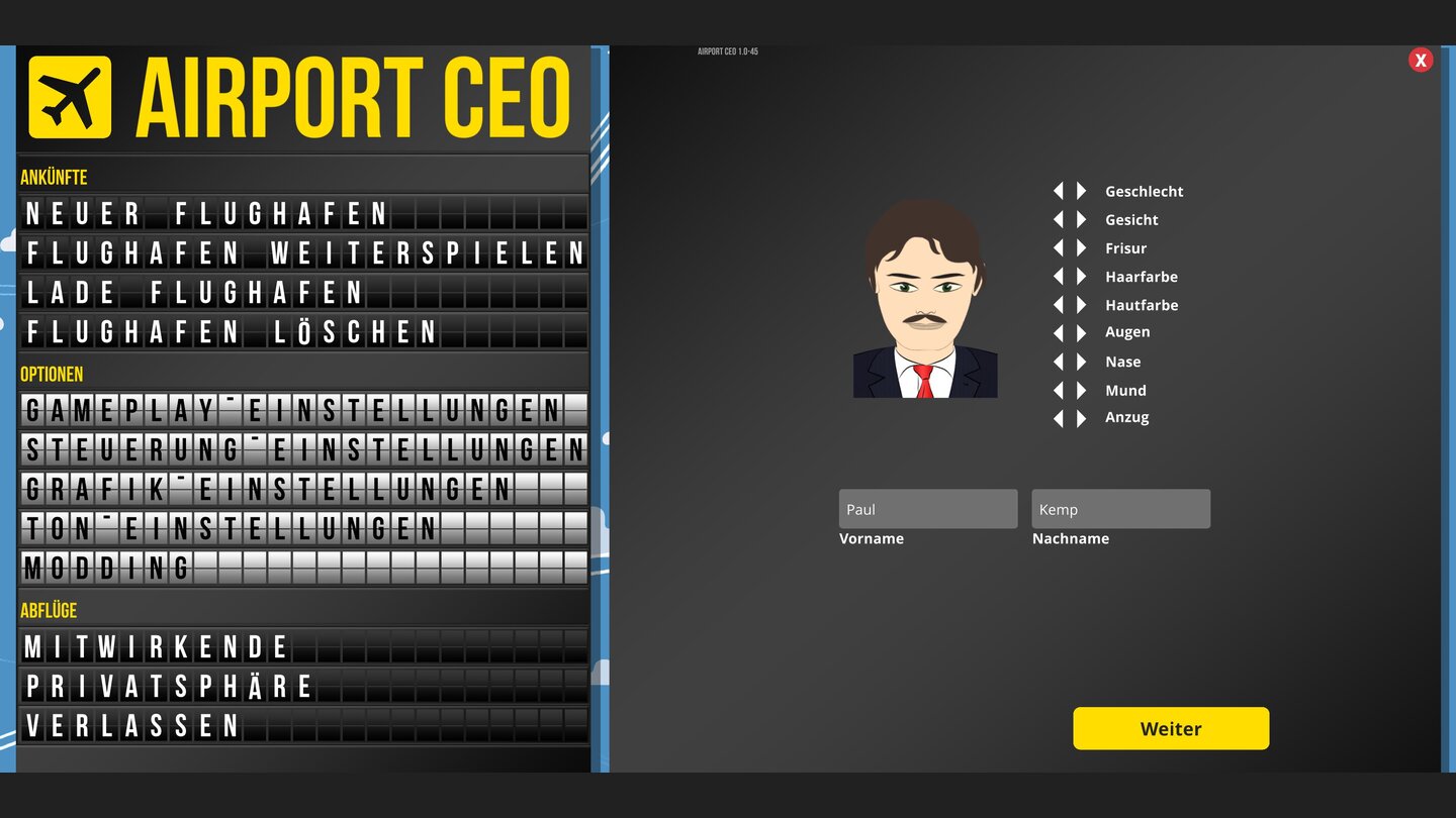 Airport CEO - Screenshots zur Wirtschaftssimulation