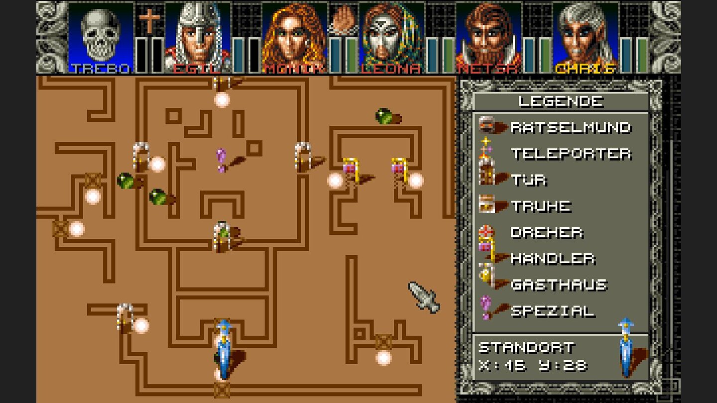 Ambermoon - Screenshots aus dem kostenlosen PC-Remaster