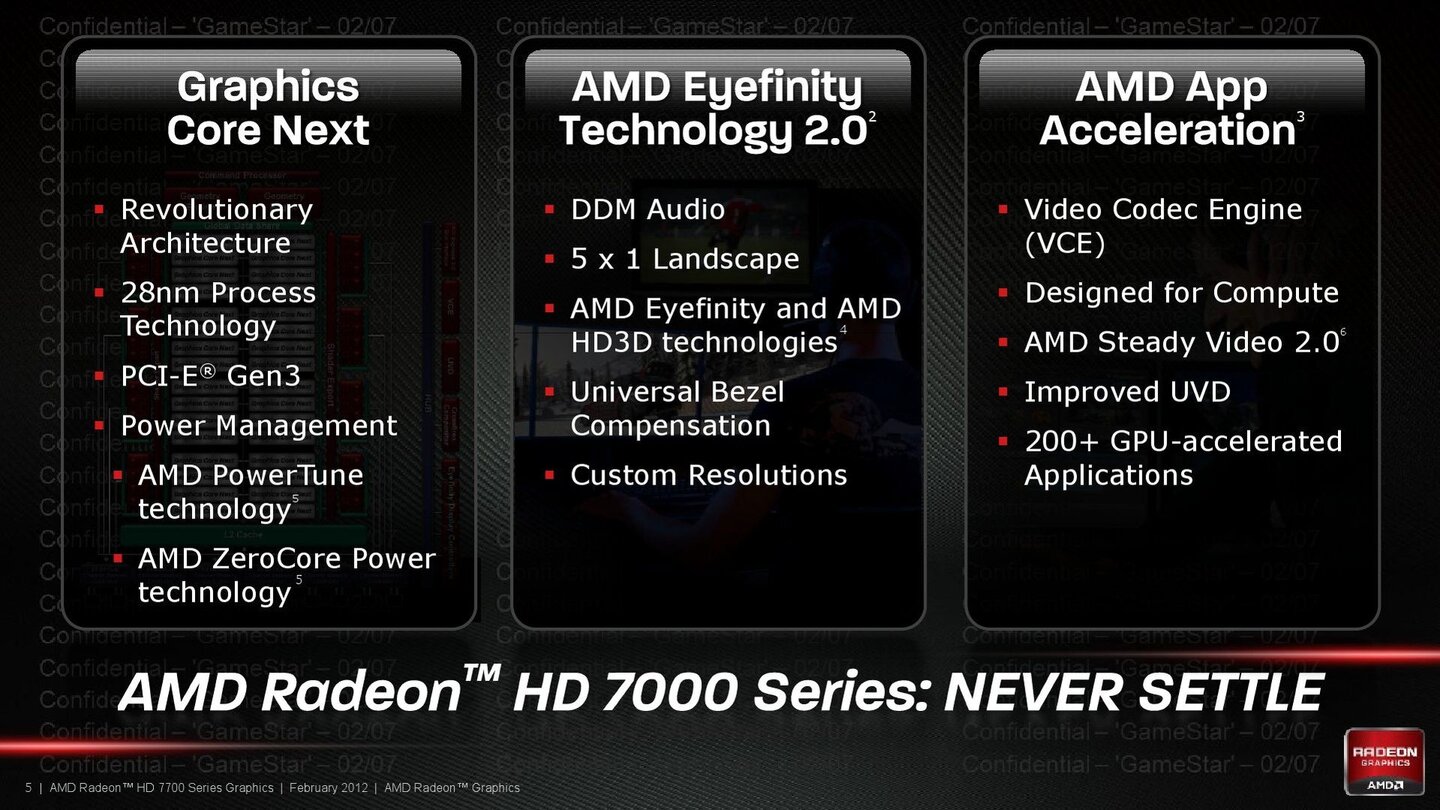 AMD Radeon HD 7700 - Hersteller-Präsentation