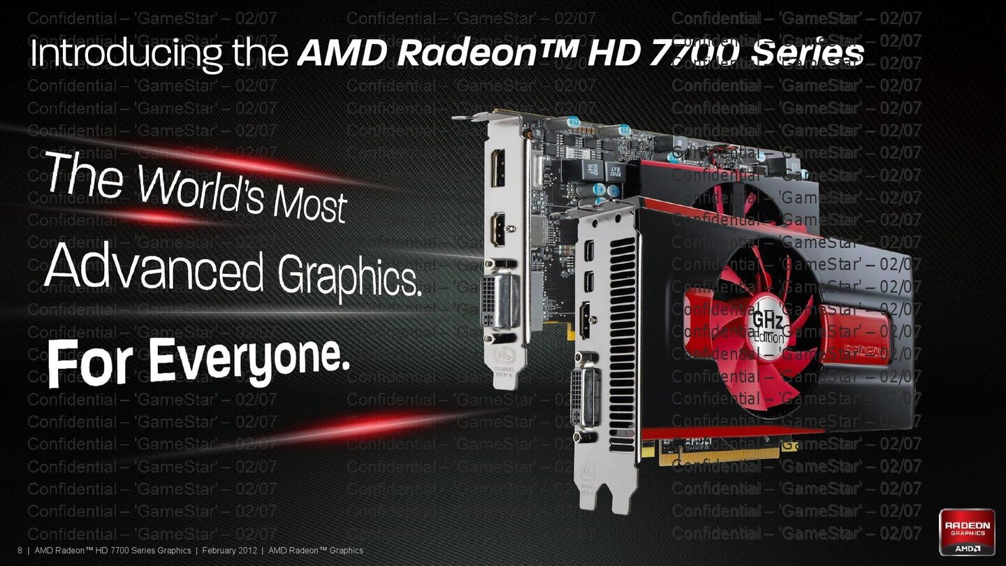 AMD Radeon HD 7700 - Hersteller-Präsentation