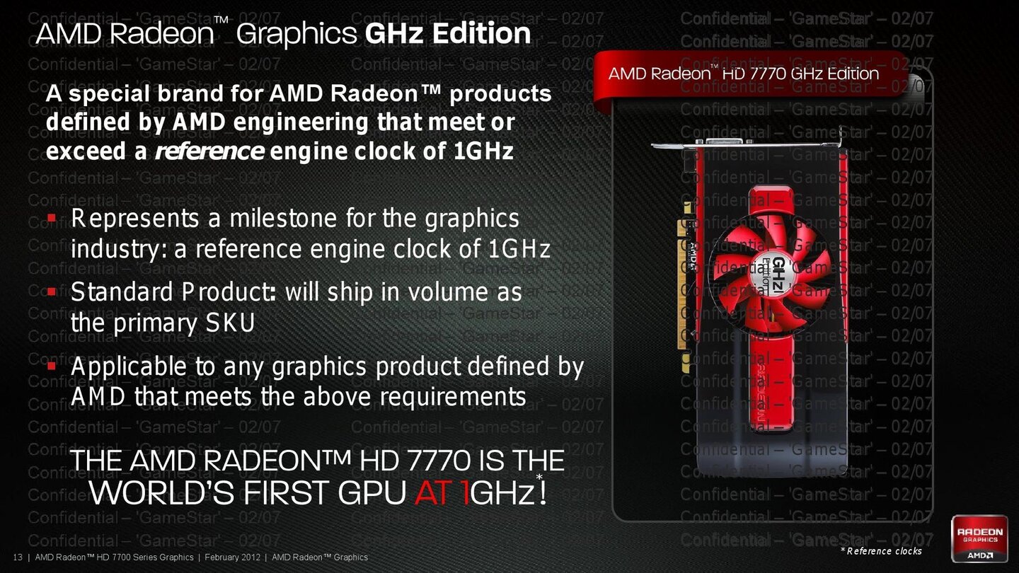 AMD Radeon HD 7700 - Hersteller-Präsentation