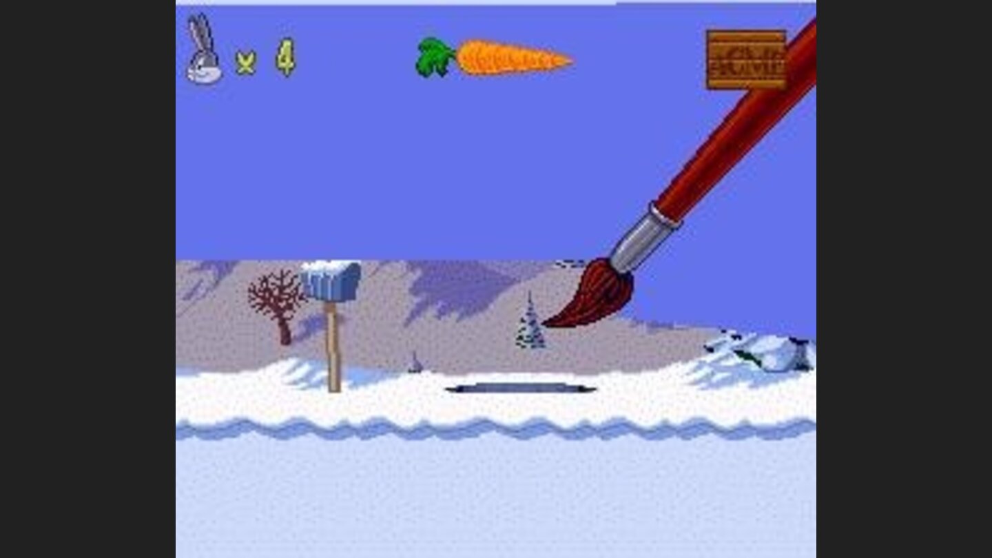 Bugs Bunny Rabbit Rampage SNES