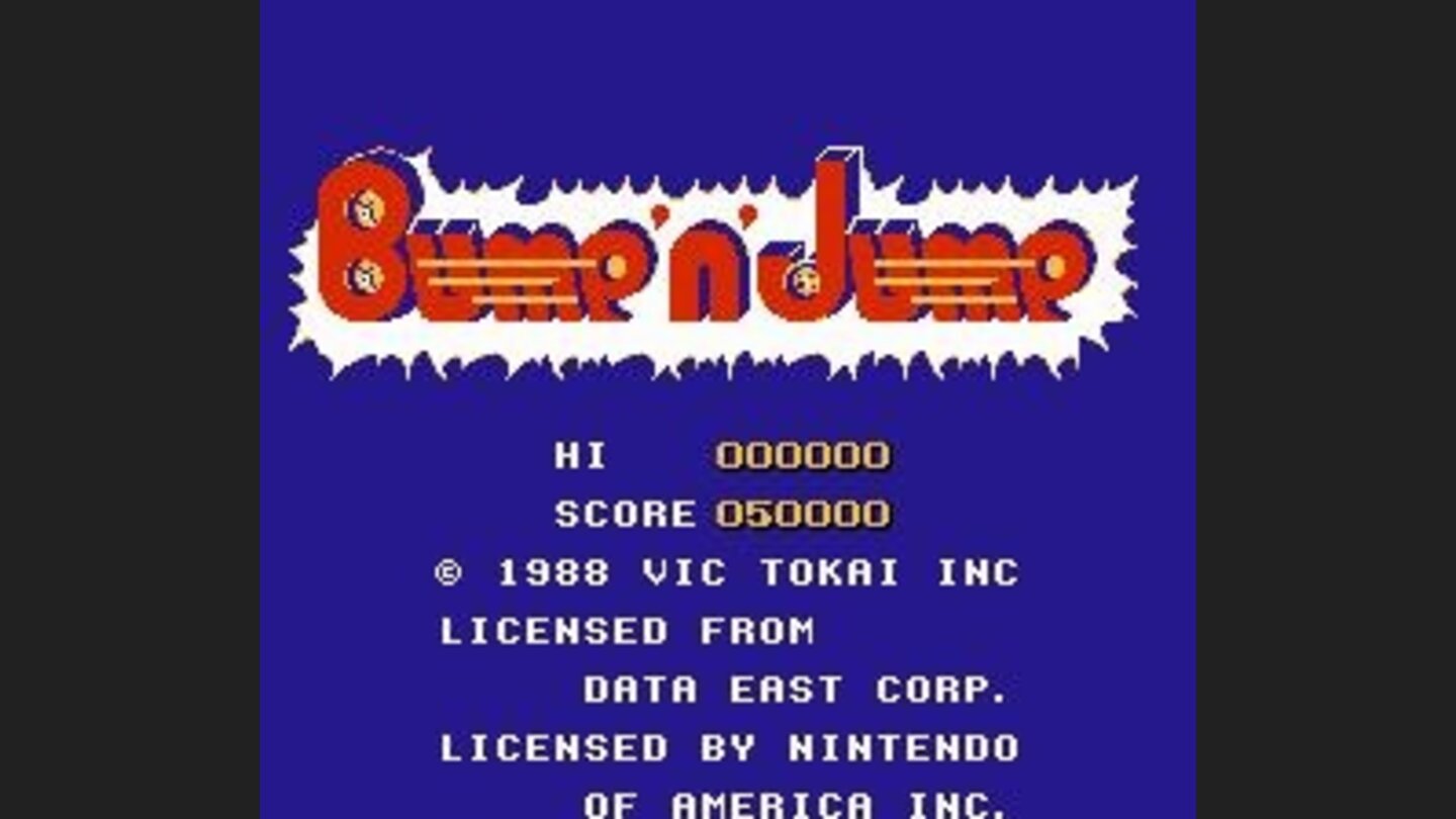 Bump 'N' Jump NES