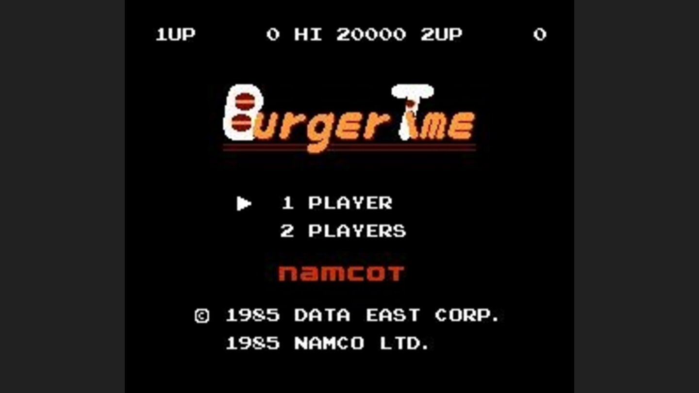 BurgerTime NES