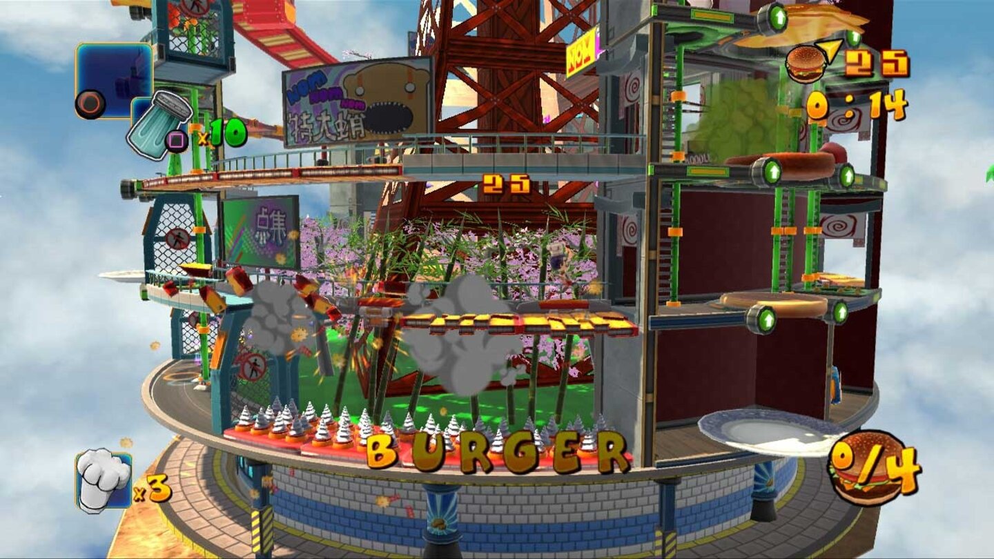 BurgerTime World Tour - Screenshots