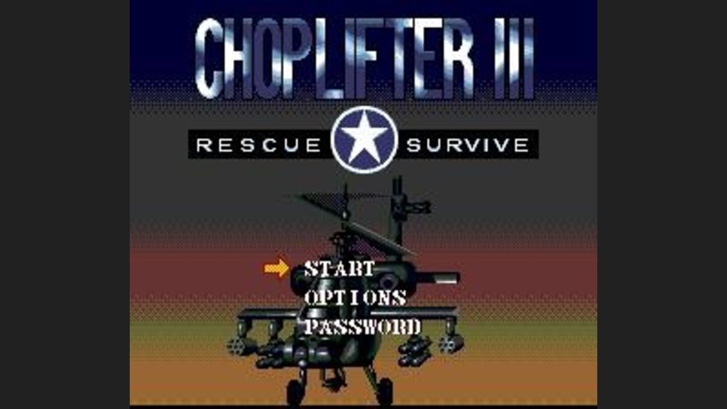 Choplifter III: Rescue Survive SNES