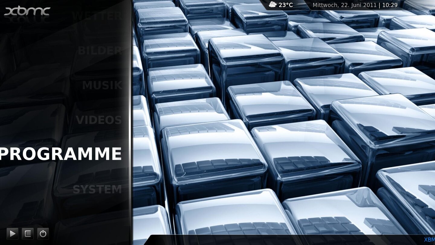 XBMC Media Center - Skins