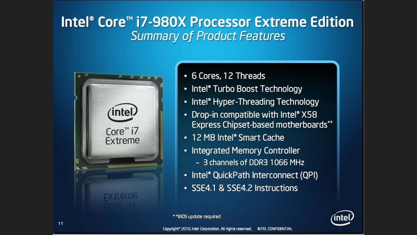 Intel Core i7 980X - Herstellerpräsentation