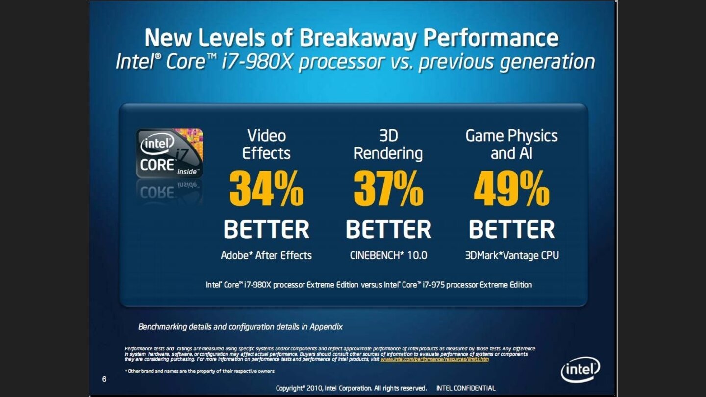 Intel Core i7 980X - Herstellerpräsentation
