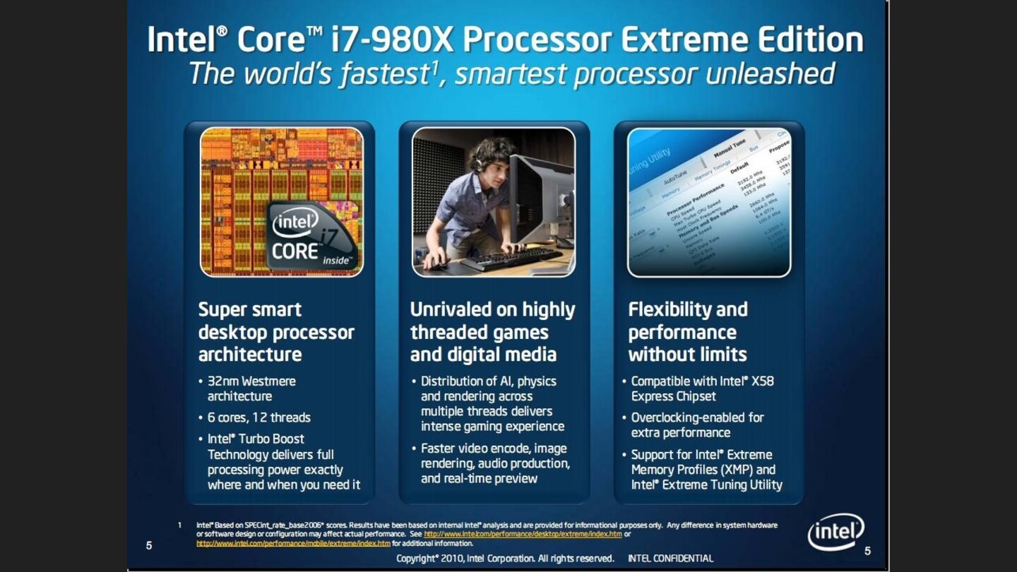 Intel Core i7 980X - Herstellerpräsentation
