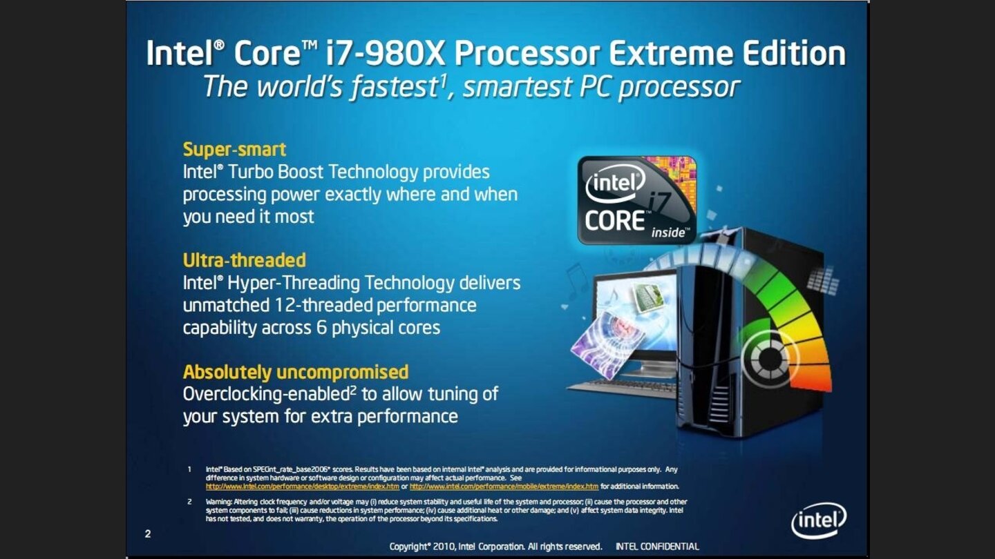 Intel Core i7 980X - Herstellerpräsentation