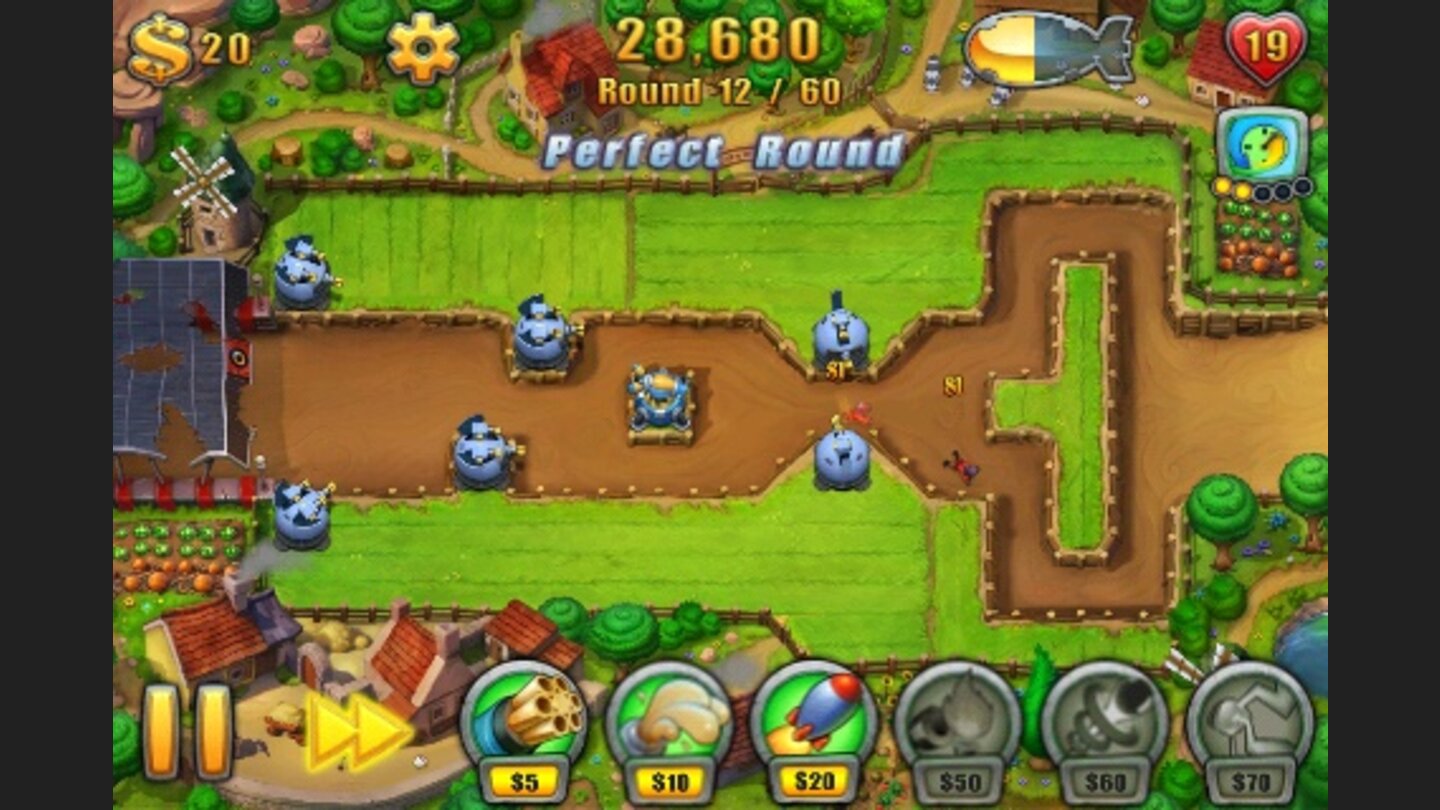 Fieldrunners 2 - iPhone-Screenshots