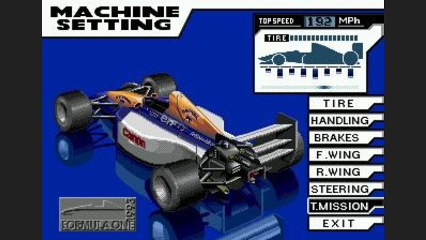 Formula One World Championship: Beyond the Limit Sega CD