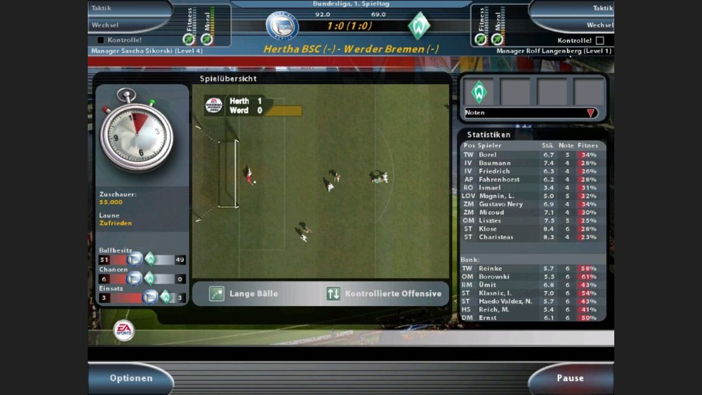 Fußball Manager 2005 - Screenshots
