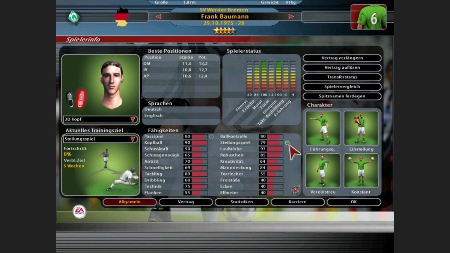 Fußball Manager 2005 - Screenshots