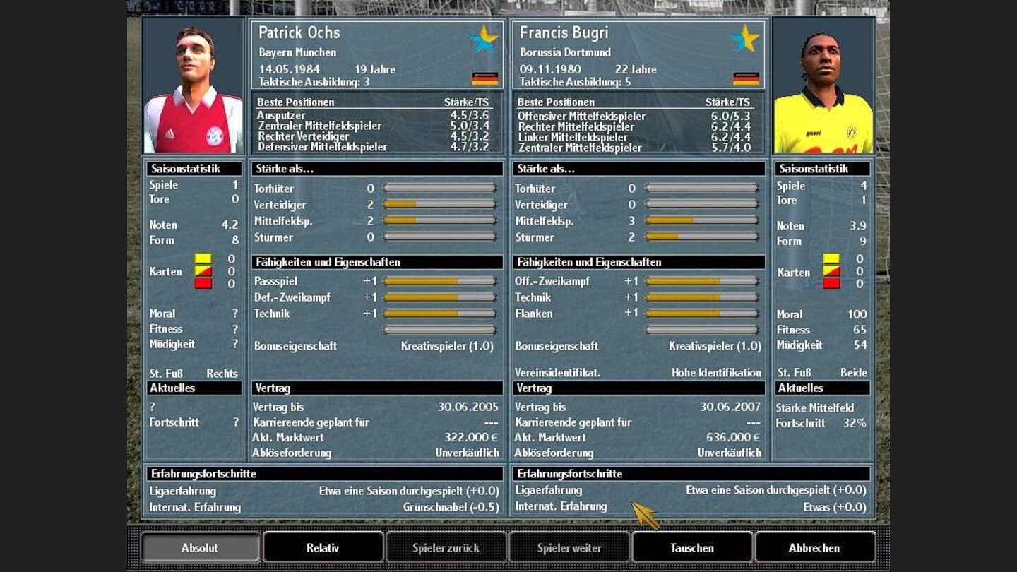 Fußball Manager 2004 - Screenshots