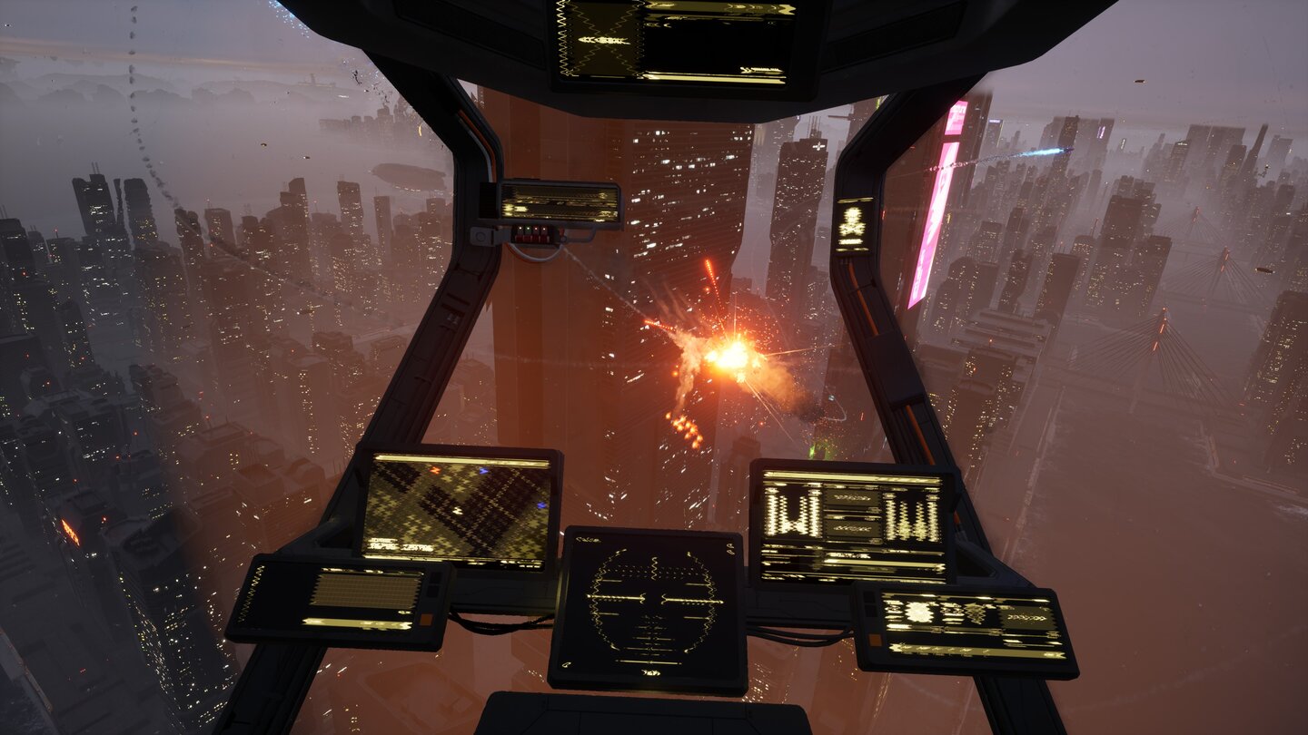 G-Rebels - Screenshots zur Cyberpunk-Flug-Action