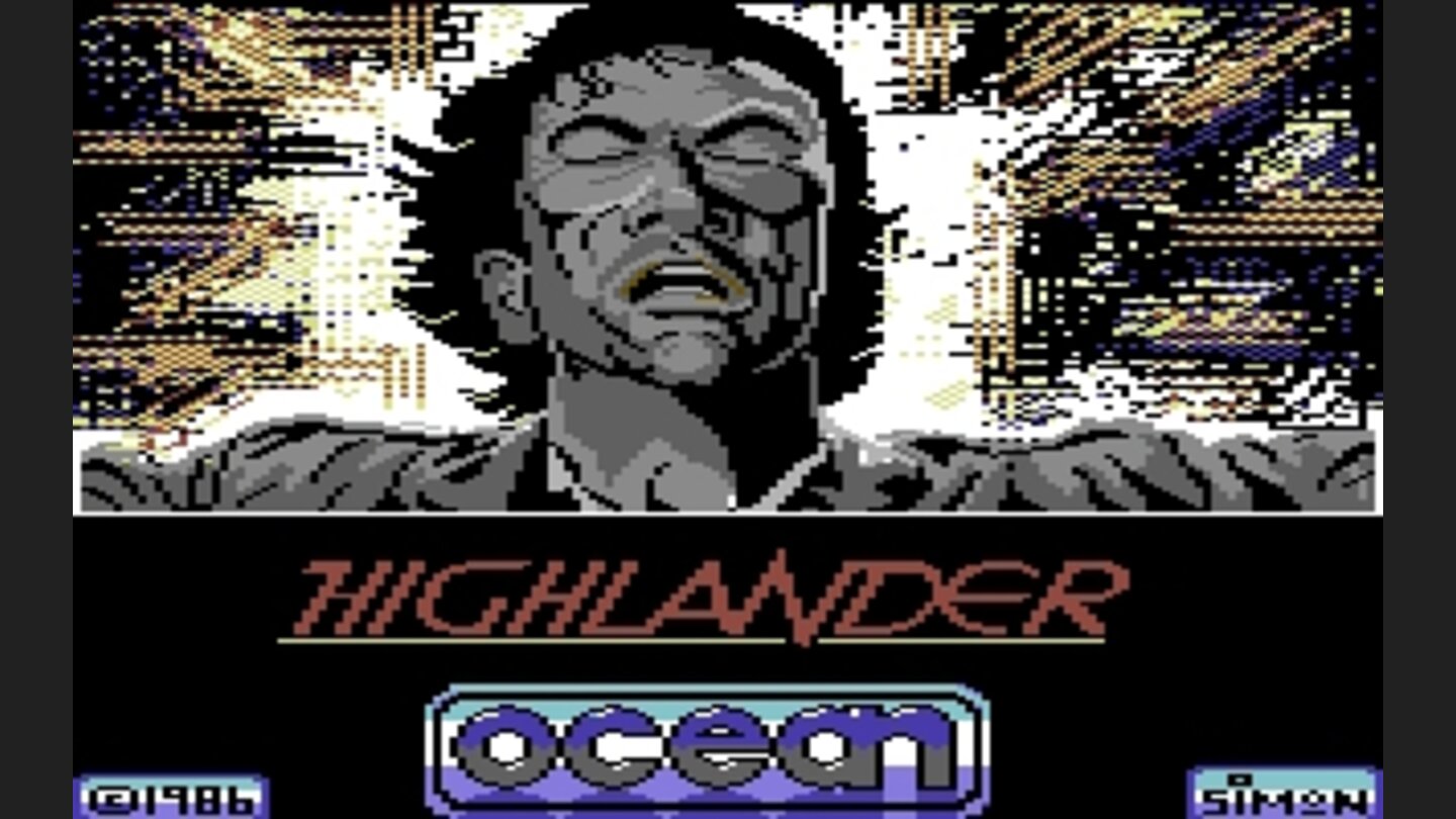 Highlander - Screenshots zum C64-Murks