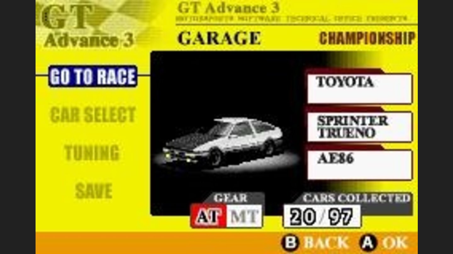 GT Advance 3: Pro Concept Racing Game Boy Advance
