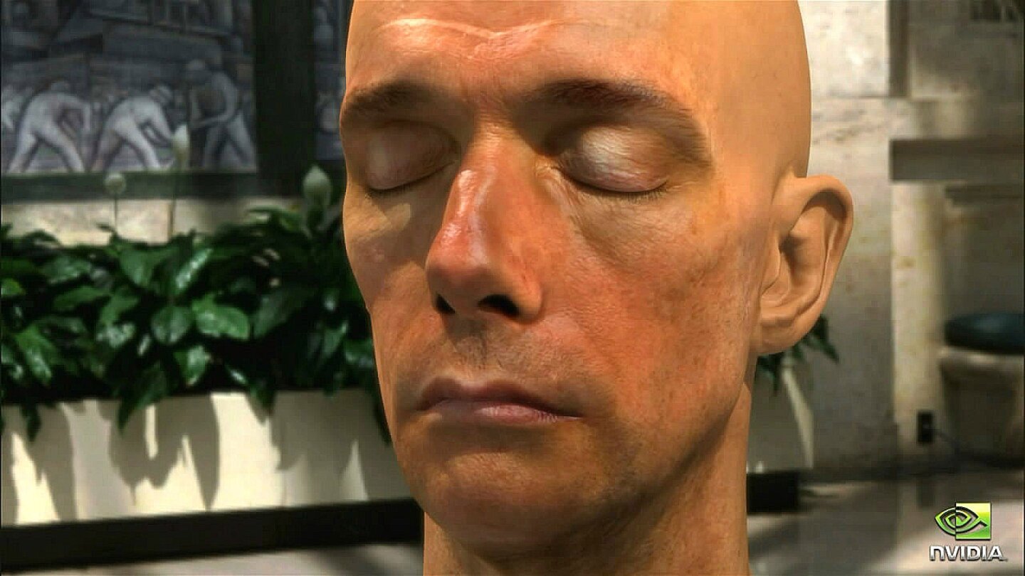 Nvidia-Demo Human Head - Screenshots