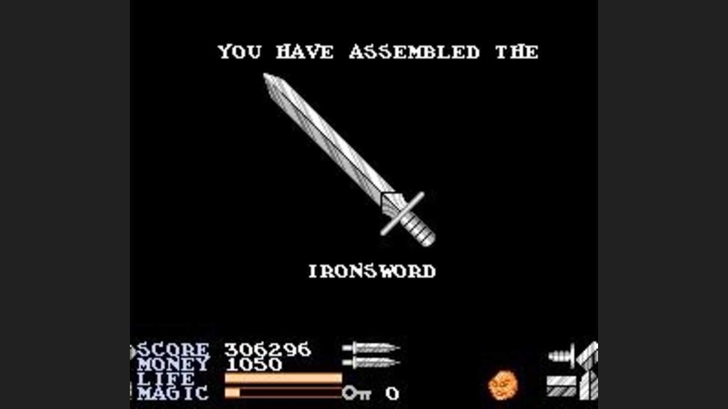 Ironsword: Wizards & Warriors II NES