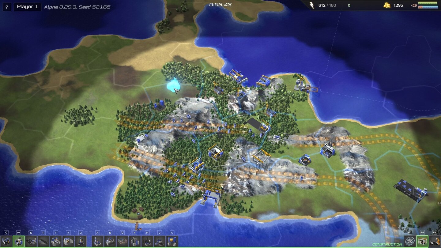 Line War - Screenshots zum Echtzeitstrategiespiel